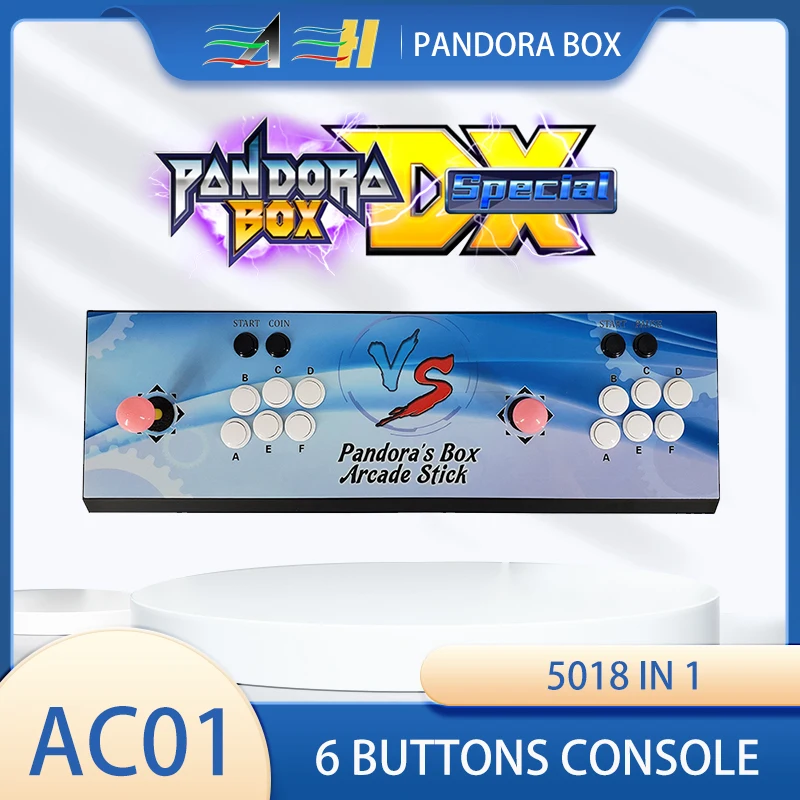 ARCADE-Game-Console-Pandora-Box-3d-5018-Games-6-Button-Joystick-2 ...