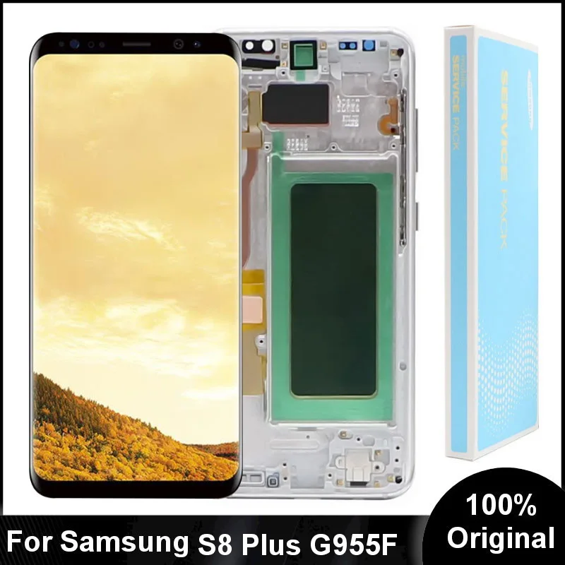Original S8 + Tela Lcd Para Samsung Galaxy S8 Mais Lcd G955 G955u Super ...