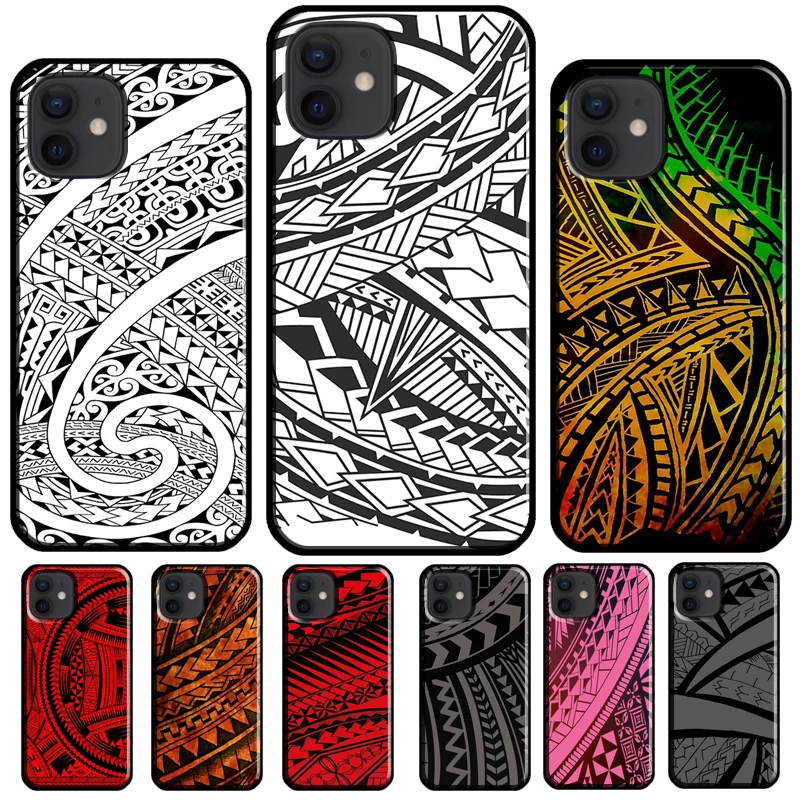 Polynesian Mix Phone Case For iPhone 16 15 13 11 14 Pro Max 12 13 mini ...