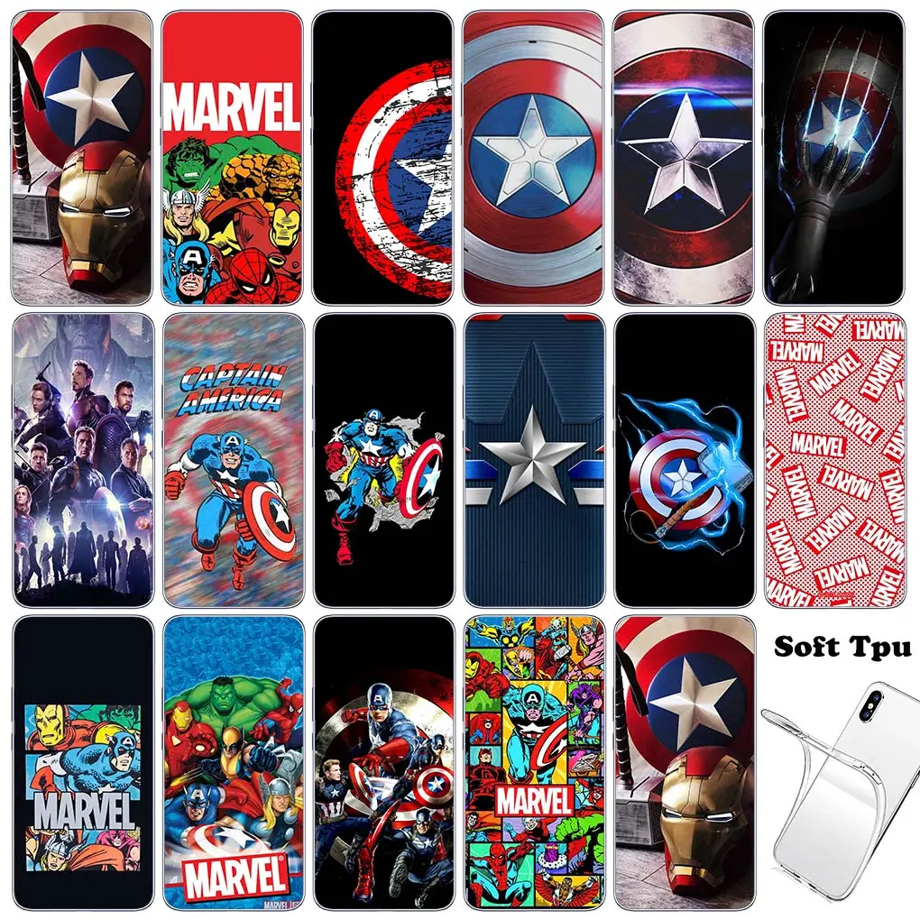 Funda-de-tel-fono-de-superh-roe-de-Marvel-protector-de-Capit-n-Am-rica ...