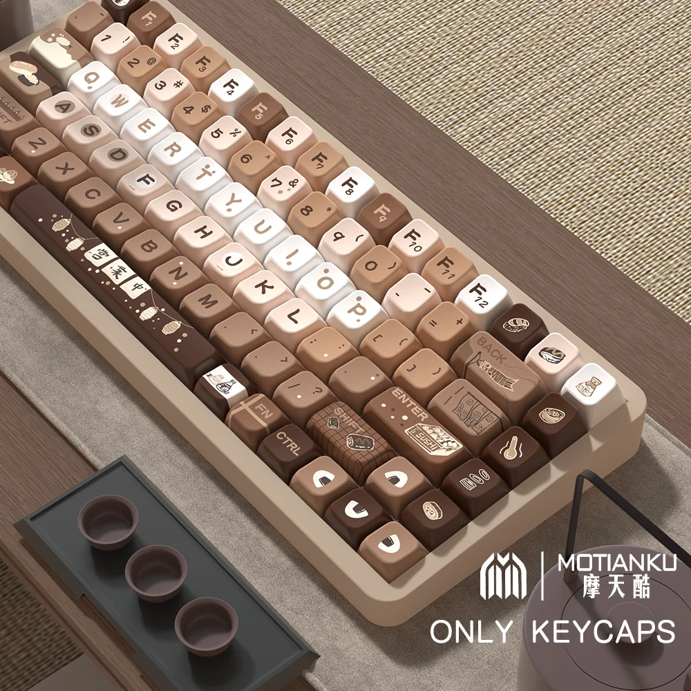 158-keys-Sushi-roll-Theme-Keycaps-Cherry-MDA-Profile-Personalized ...