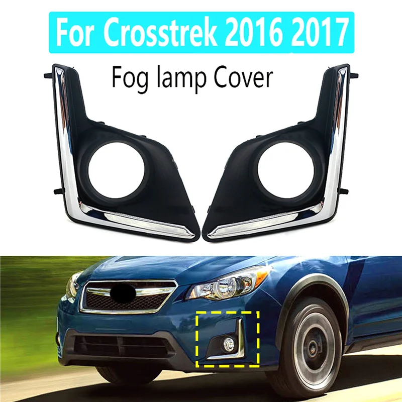 Fog-Lamp-Decorative-Cover-Fog-Light-Trim-for-Subaru-Crosstrek-2016-2017 ...
