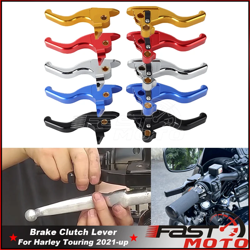 Motorcycle-Hand-Levers-For-Harley-Touring-2021-23-FLHFB-FLHTP-FLH-FLHT ...
