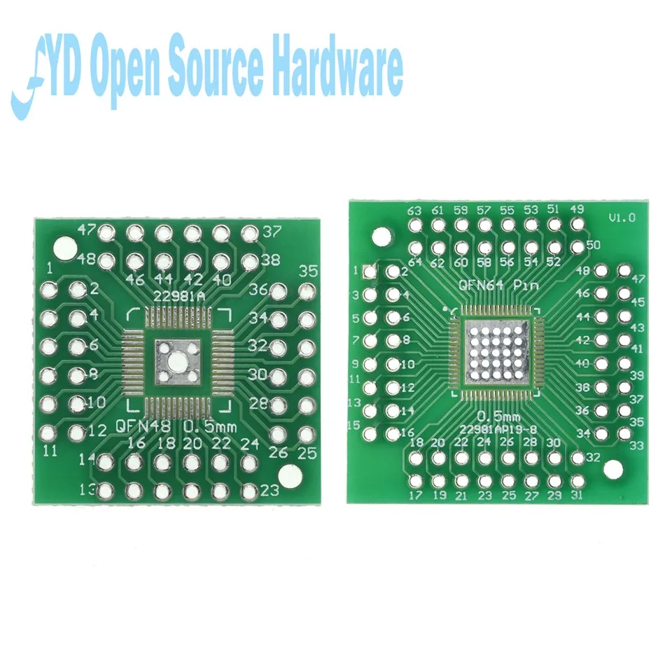 10pcs/lot QFN56 QFN64 DIP48 QFN444 Adapter Board Converter Pinboard ...
