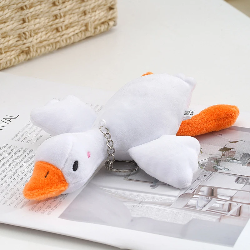 Duck-Keychain-Plush-Keychain-Goose-Keychain-Big-Goose-Doll-Pillow-Plush ...