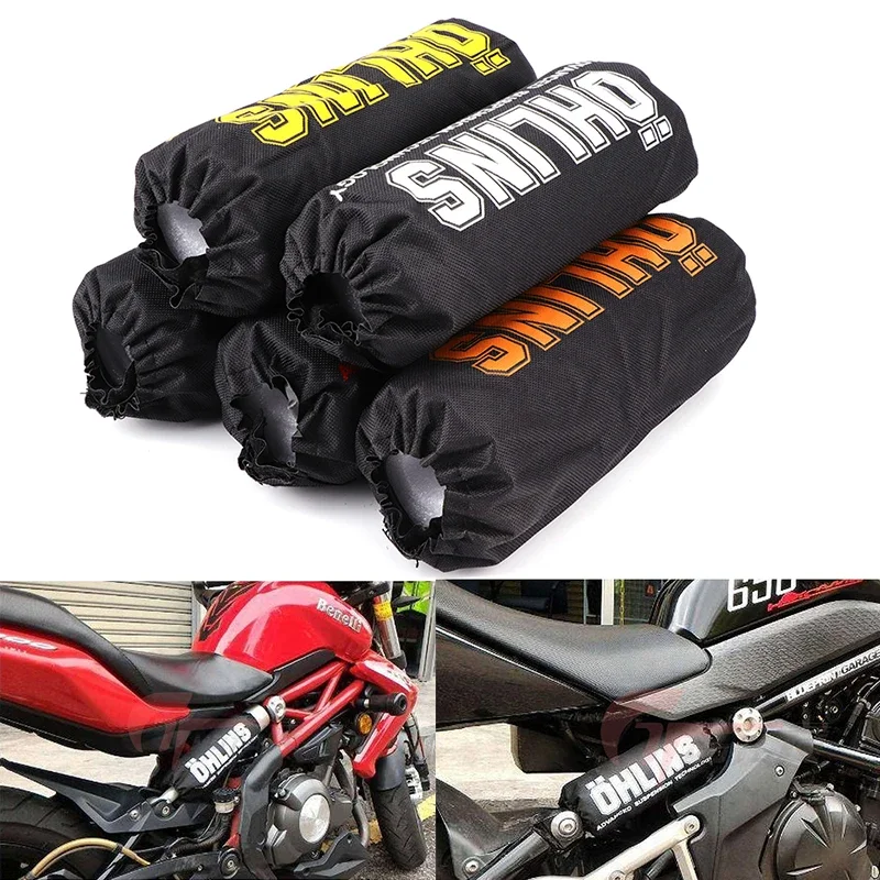 Motorcycle-230mm-Rear-Fork-Shock-Absorber-Cover-Protector-Guard ...