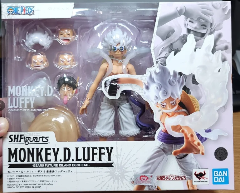 Original Bandai S.H.Figuarts Shf One Piece Monkey D Luffy Gear 5 Future ...
