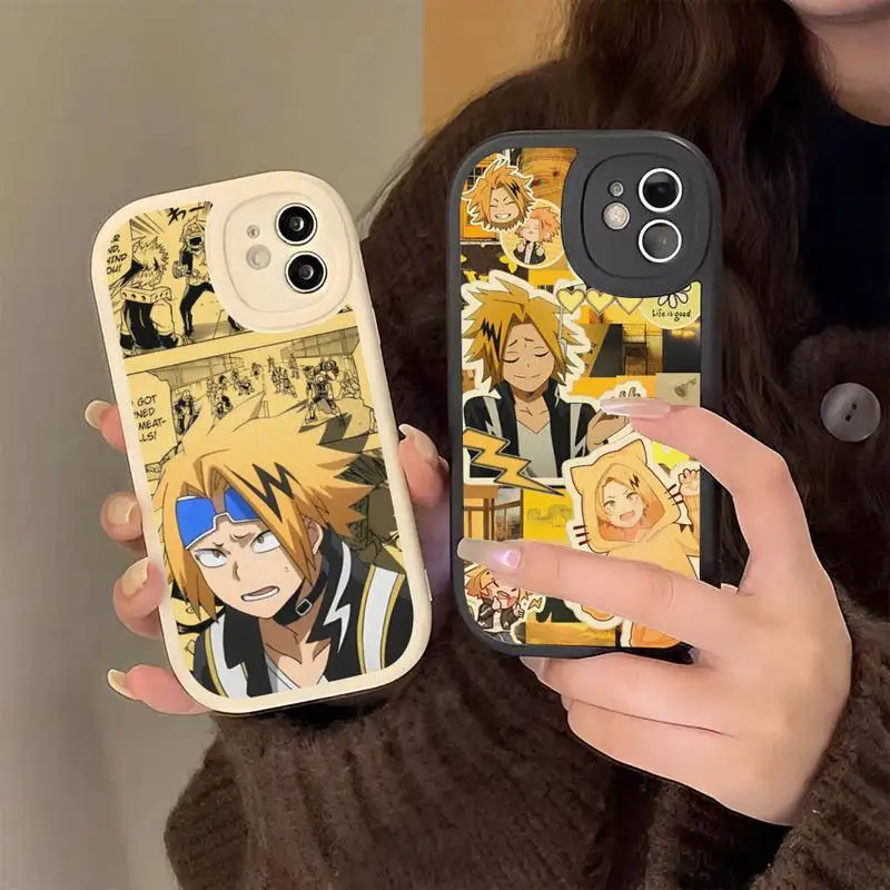 Denki Kaminari My Hero Academia Phone Case Hard Leather for iPhone 13 ...