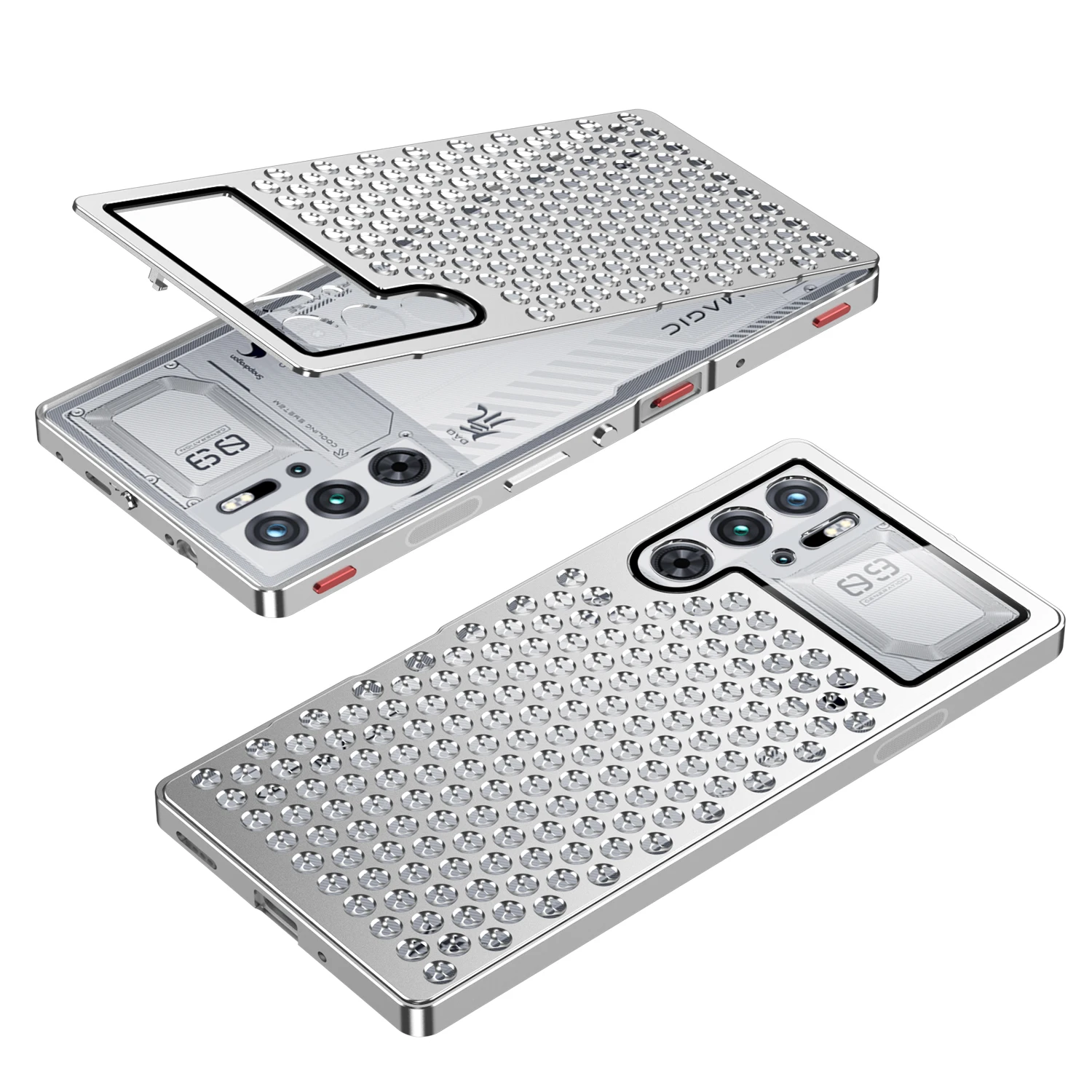 Aluminum-Alloy-Spring-Metal-Case-For-Nubia-Z60-Ultra-Nubia-Red-Magic-9 ...