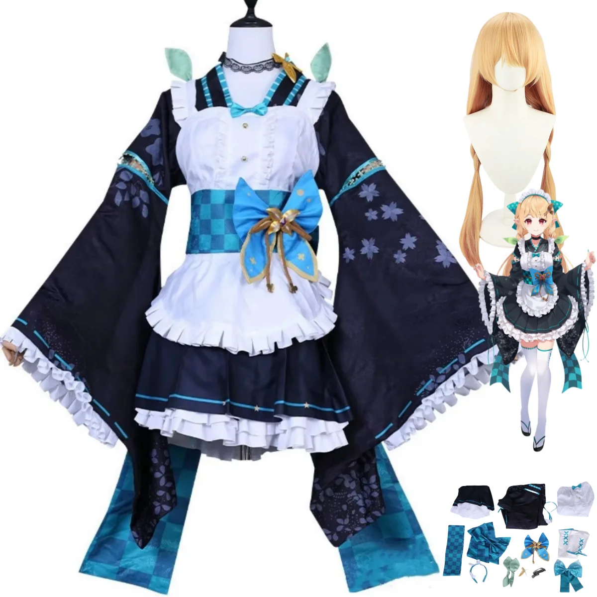 Anime-Virtual-Idol-Pomu-Rainpuff-Cosplay-Costume-NIJISANJI-EN-Lazulight ...