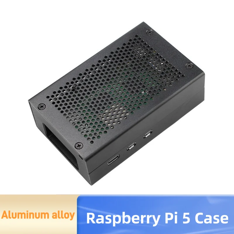 Raspberry-Pi-5-Metal-Shell-Ultra-Light-Mesh-Aluminium-Alloy-Case-Box ...
