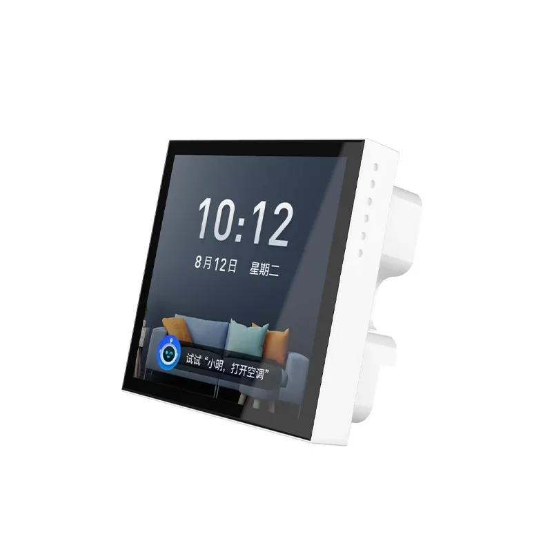 3.95 inch ESP32-S3 Solution 86 Smart Control Panel Support RS485 Communication Wet Temperature ...