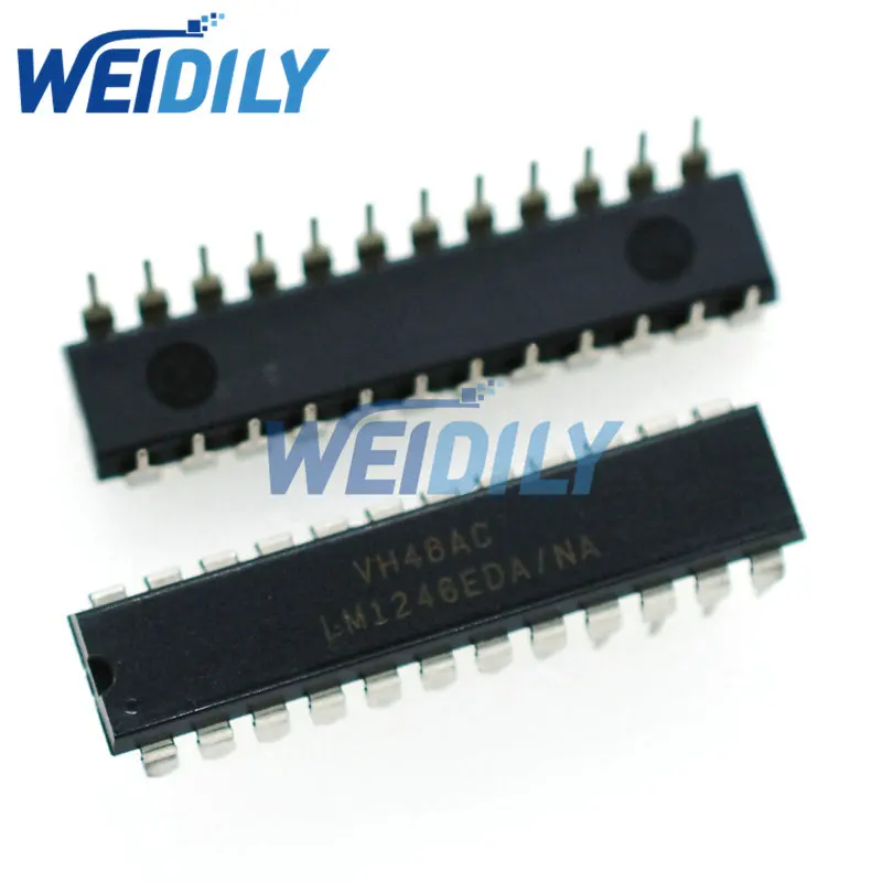 1 pces lm1246 lm1246eda/na dip 24 chip de processamento de sinal ic ...