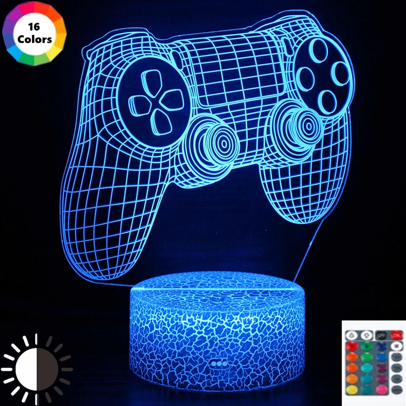 Gaming Room Decor Lamp Games Setup Bedroom Decoration Birthday Cool ...