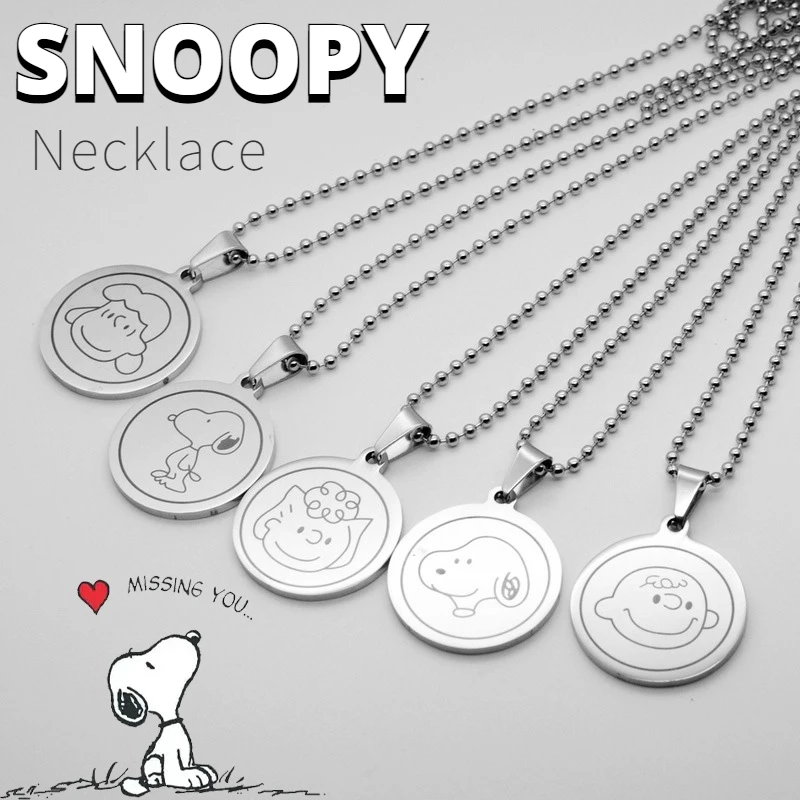 Snoopy-cartoon-Chain-Necklace-Long-Hip-Hop-Women-Men-on-The-Neck ...