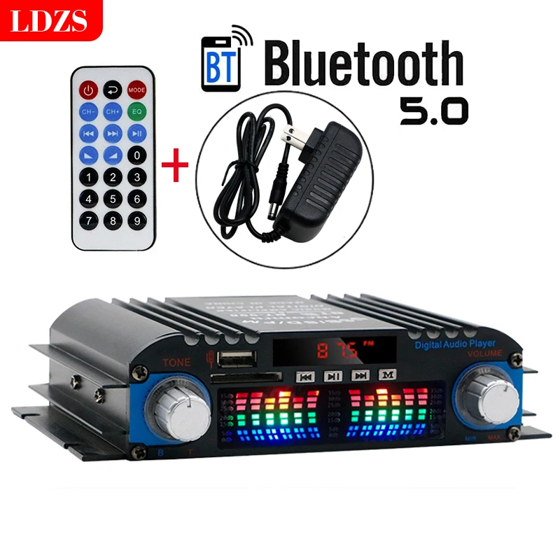 1800W Peak Power HiFi Sound Amplifier Digital 4 Channel Audio Amplifier ...