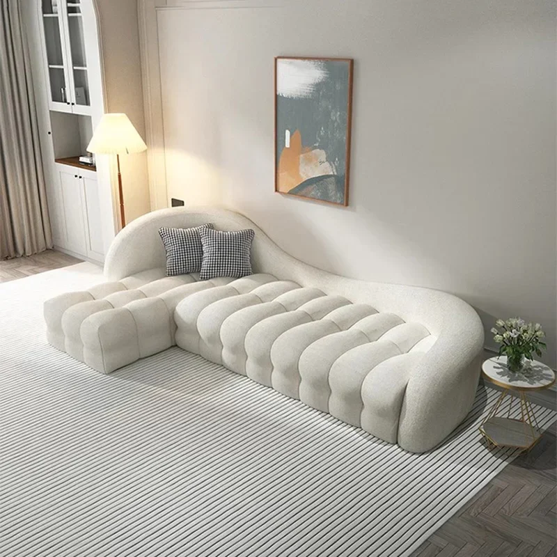 White-Comfortable-Puff-Sofa-Luxury-Designer-Elegant-Modern-Sofa ...