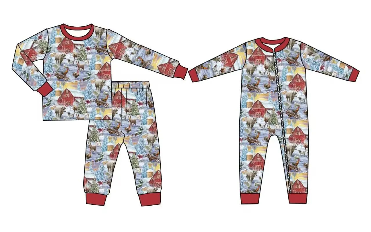 Christmas-Boutique-Children-s-Clothing-Long-Sleeve-Farm-House-Tree ...