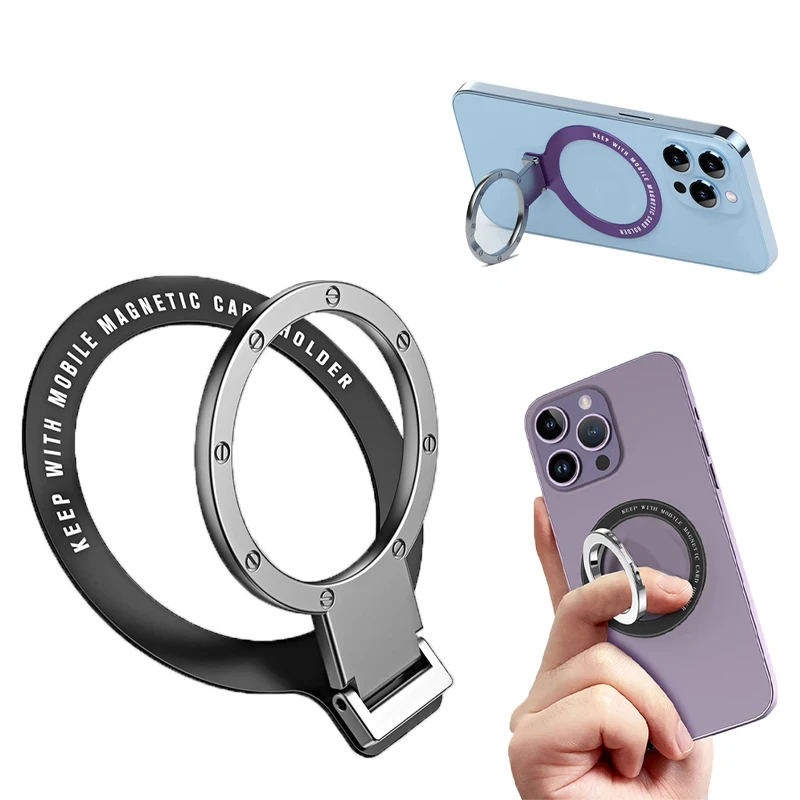 Cell-Phone-For-MagSafe-Magnetic-Ring-Holder-Stand-Finger-Grip-180 ...