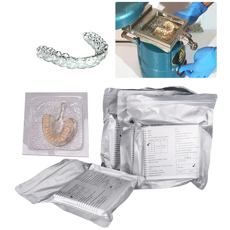 Dental Vacuum Forming Material Sheet Teeth Straightener Dental Coping ...