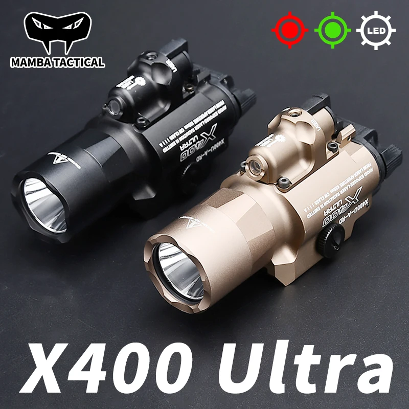 Airsoft-X400U-X400-Ultra-Pistol-Flashlight-Tactical-Scout-Weapon-Light ...
