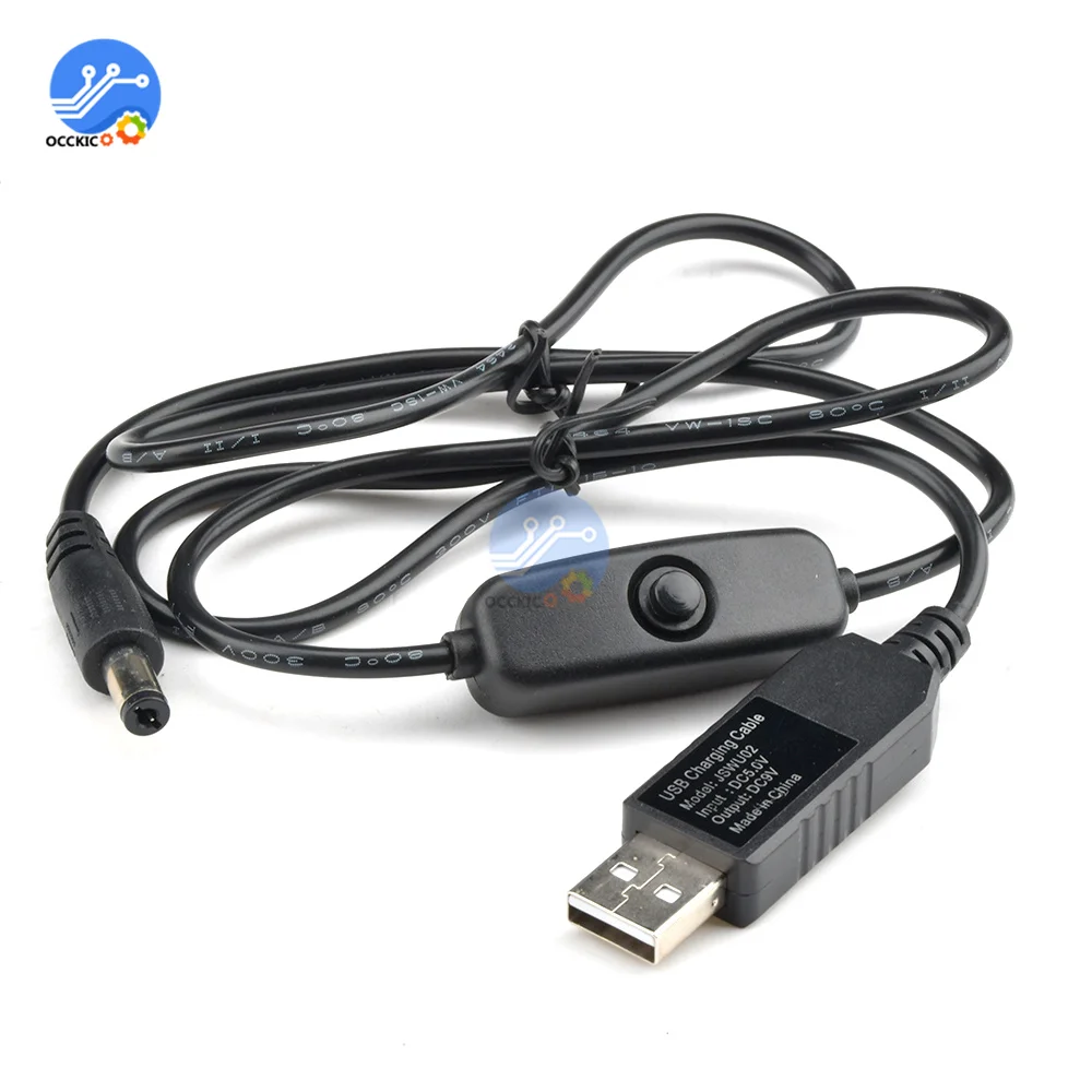 5V to 5V 9V 12V USB Conversion Cable Power Bank Connection Router ...