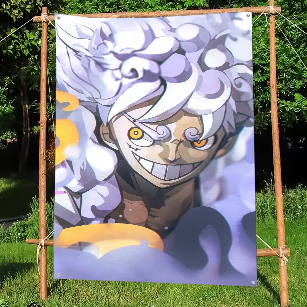 Gear 5 Luffy Banner: The Ultimate Anime Decor for Fans and Collectors