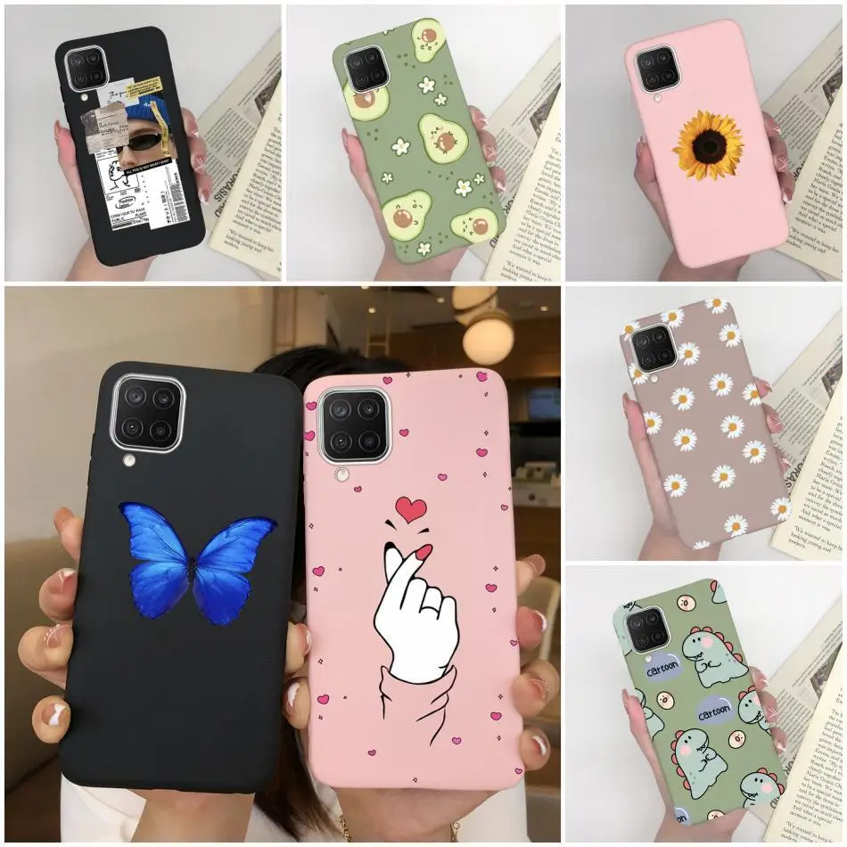 For-Samsung-Galaxy-F22-6-4-inches-Case-Butterfly-Soft-Silicon-Back ...