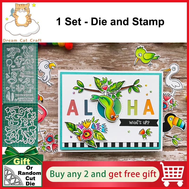 Happy-Birthday-Party-Silly-Birds-Clear-Stamps-and-Cutting-Dies-Diy ...