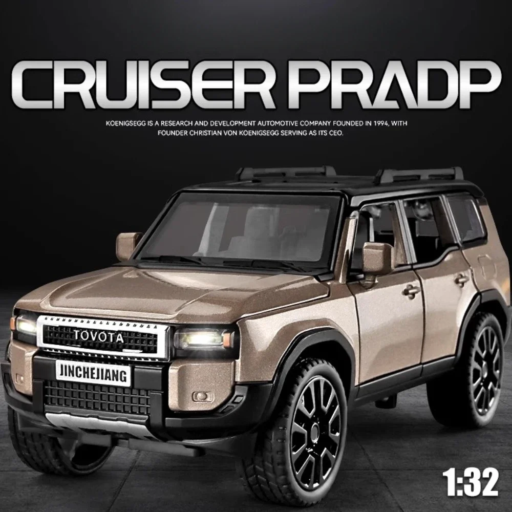 Scale-1-32-Prado-Toy-Car-Model-Alloy-Diecast-6-Doors-Opened-Light-Sound ...