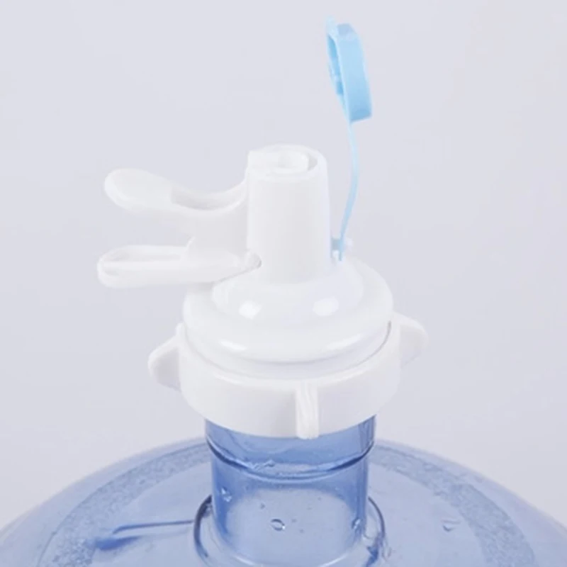 Water-Bottle-Dispenser-Pump-With-Dustproof-Cap-Plastic-Sport-Drinking ...