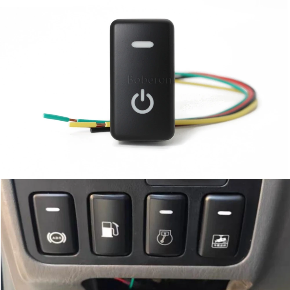 Car Power on Off Switch Power Supply Push Button Switch for Toyota ...