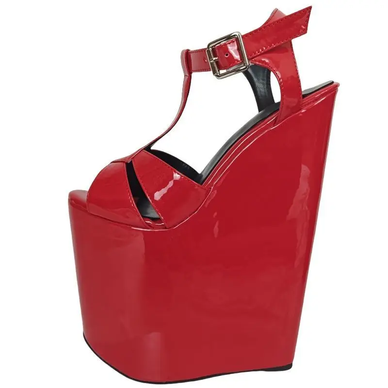 DIZHUANG shoes Fashionable women's high-heeled sandals. About 22 cm ...