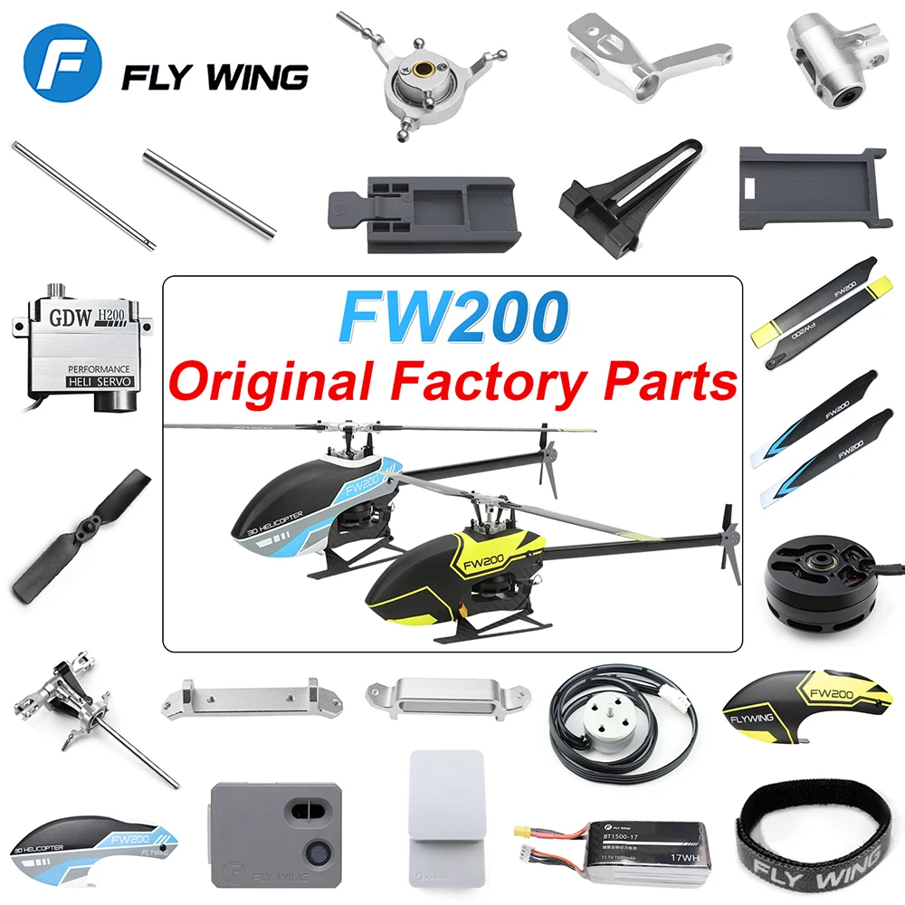 FLYWING-FW200-RC-Helicopter-Parts-Original-Factory-Battery-Install ...