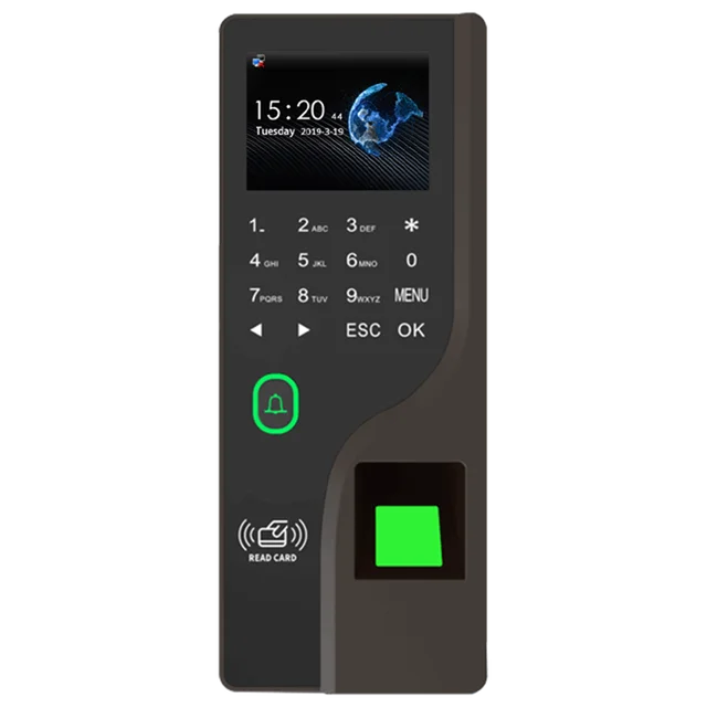 2.4-Inch Fingerprint Attendance Machine Password RFID Card Mobile Phone ...