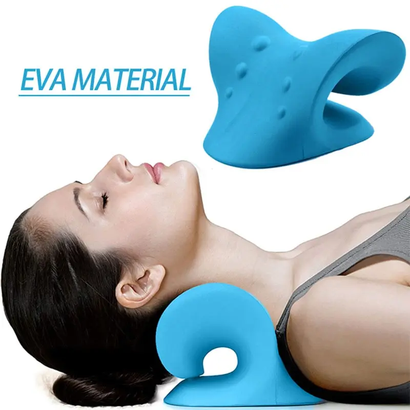 Almohada para aliviar el dolor Cervical, dispositivo de tracción ...