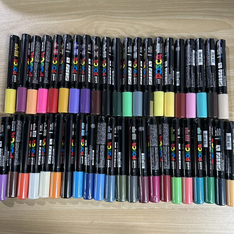Uni-Posca-Peinture-PC-5M-Marqueur-Stylo-54-Couleurs-Acrylique-Art ...