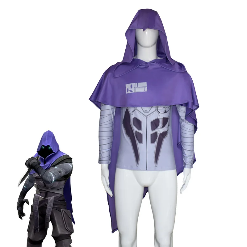 Valorant-Omen-Cosplay-Costumes-Purple-Cloak-Shirt-Outfits-Halloween ...
