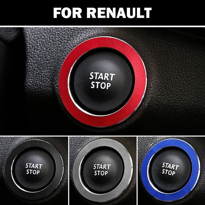 Car Engine Start Stop Ignition Ring Button For Renault Koleos Kadjar ...
