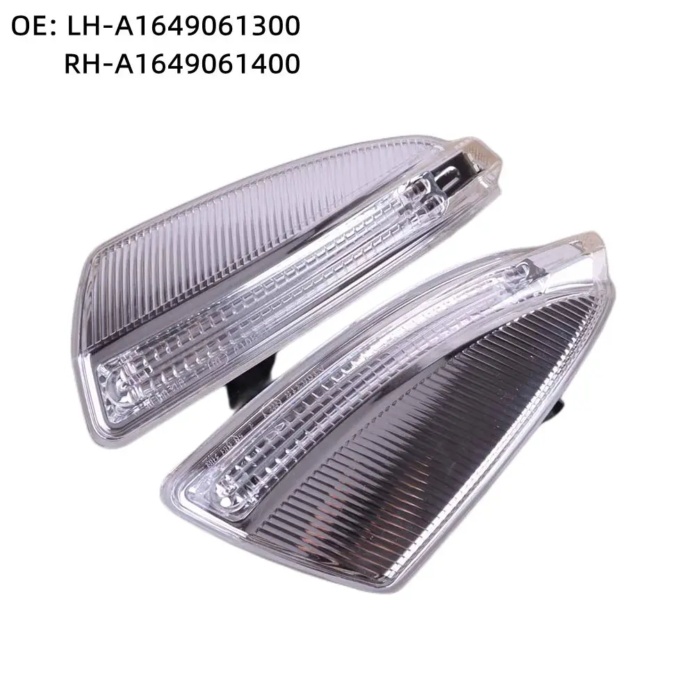 NEW-Plastic-Door-Mirror-Turn-Signal-Light-OE-A1649061300-A1649061400 ...