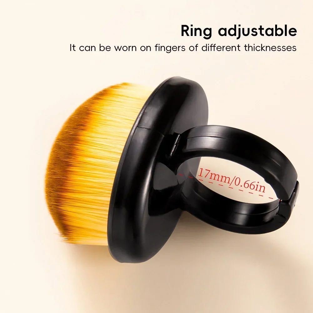Nails Art Dusting Brush Rings Shaped Nails Art Brush Nails Dust Brush ...