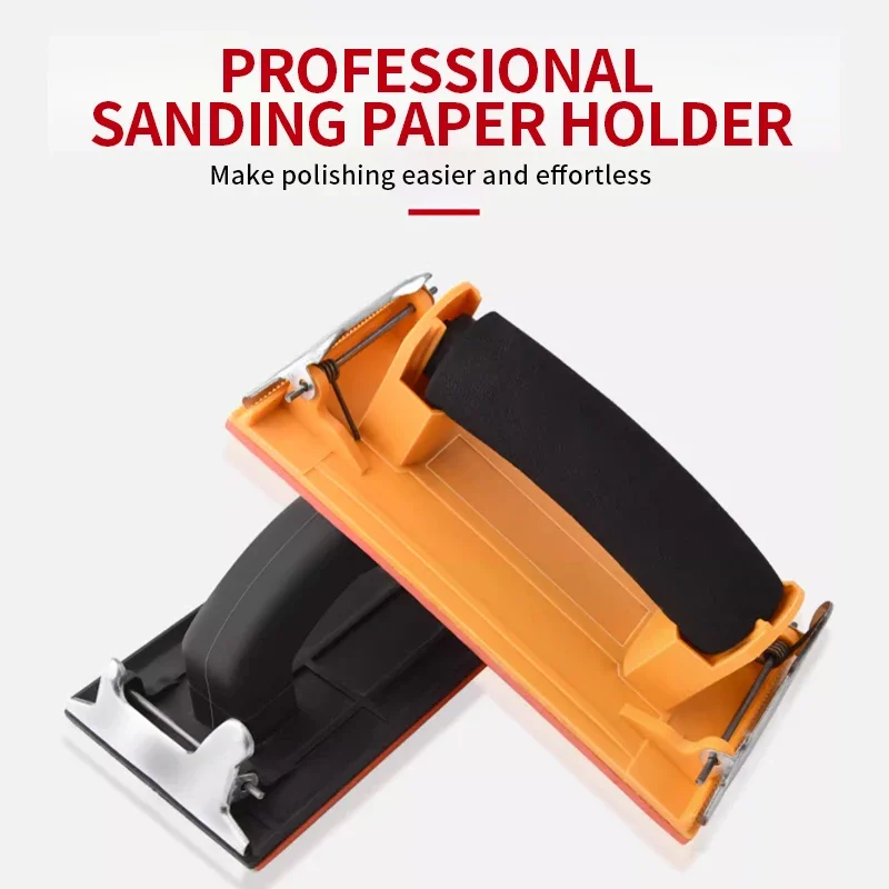 Hand-Sander-Sandpaper-Holder-Support-Grinding-Metal-Polish-Woodworking ...