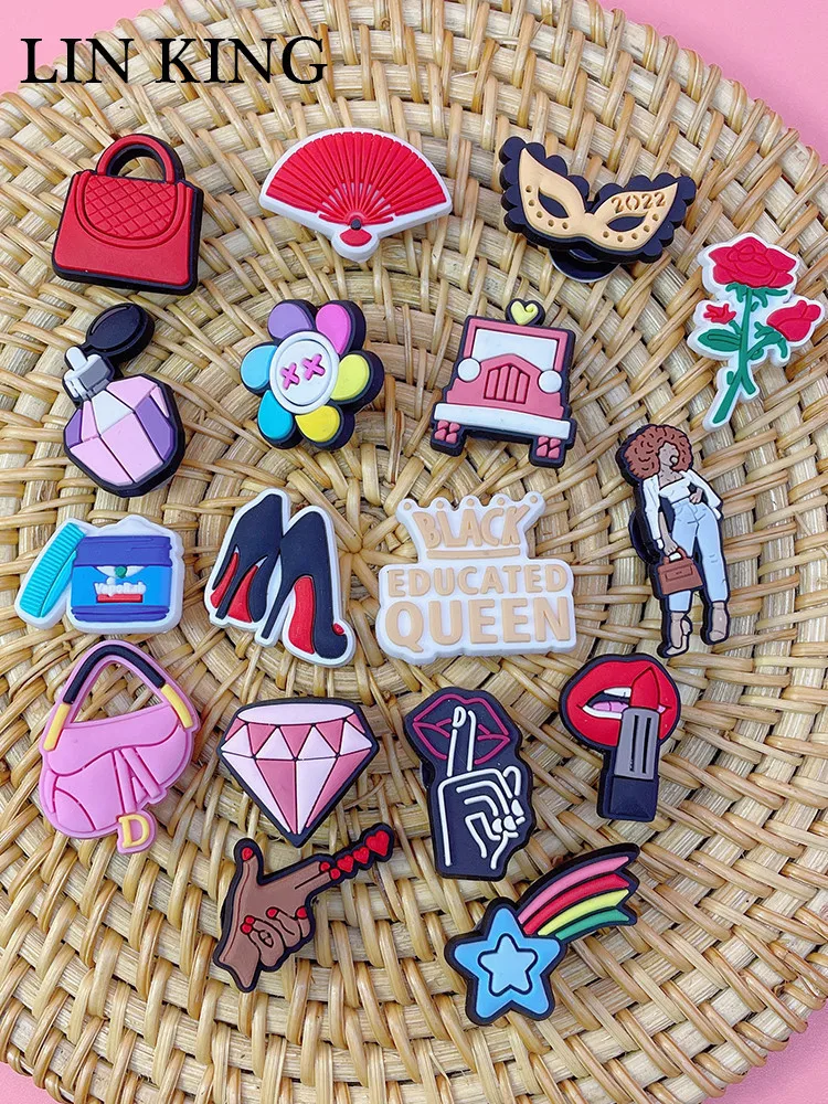 Cute PVC Stylish Shoe Charms Accessories Clogs Ornaments Diy Shoe ...