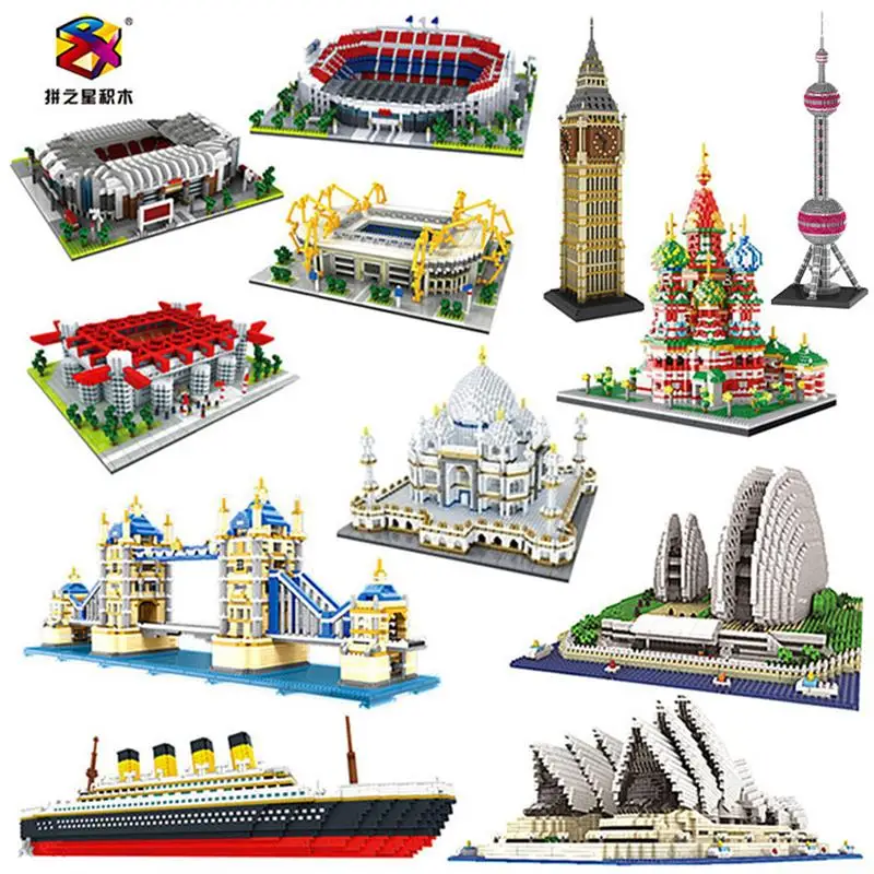 PZX-Mini-Blocks-World-Architecture-Sydney-Opera-House-Big-Ben-Building ...