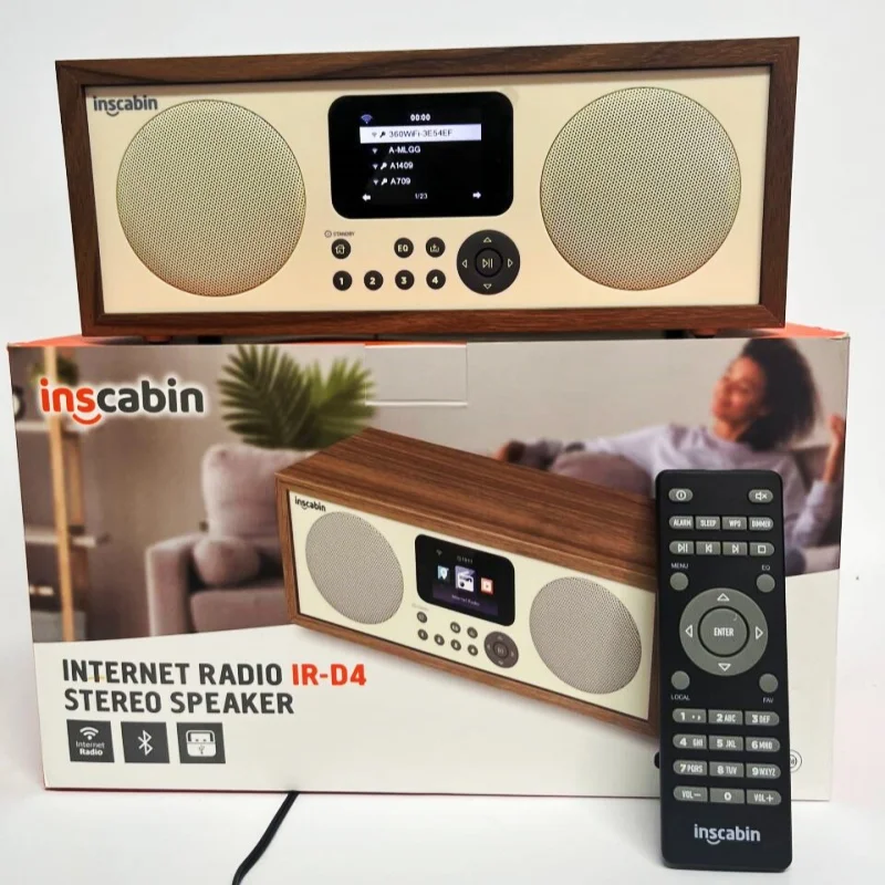 Hot Selling Wooden Home WiFi Internet Digital Radio Wireless Bluetooth ...