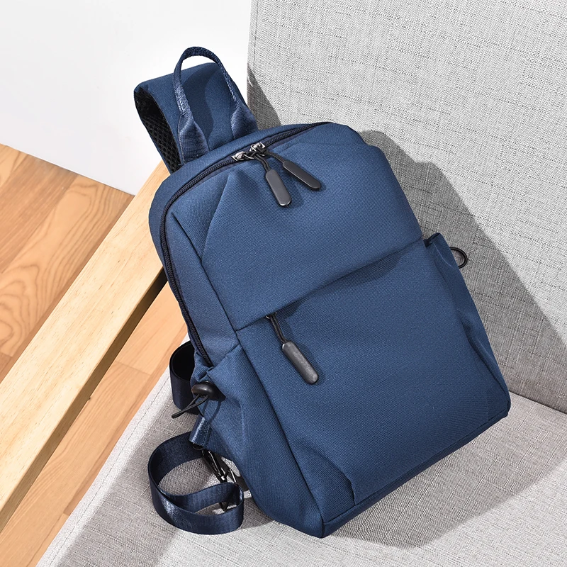 Simple sports diagonal cross bag, solid color casual daily versatile ...