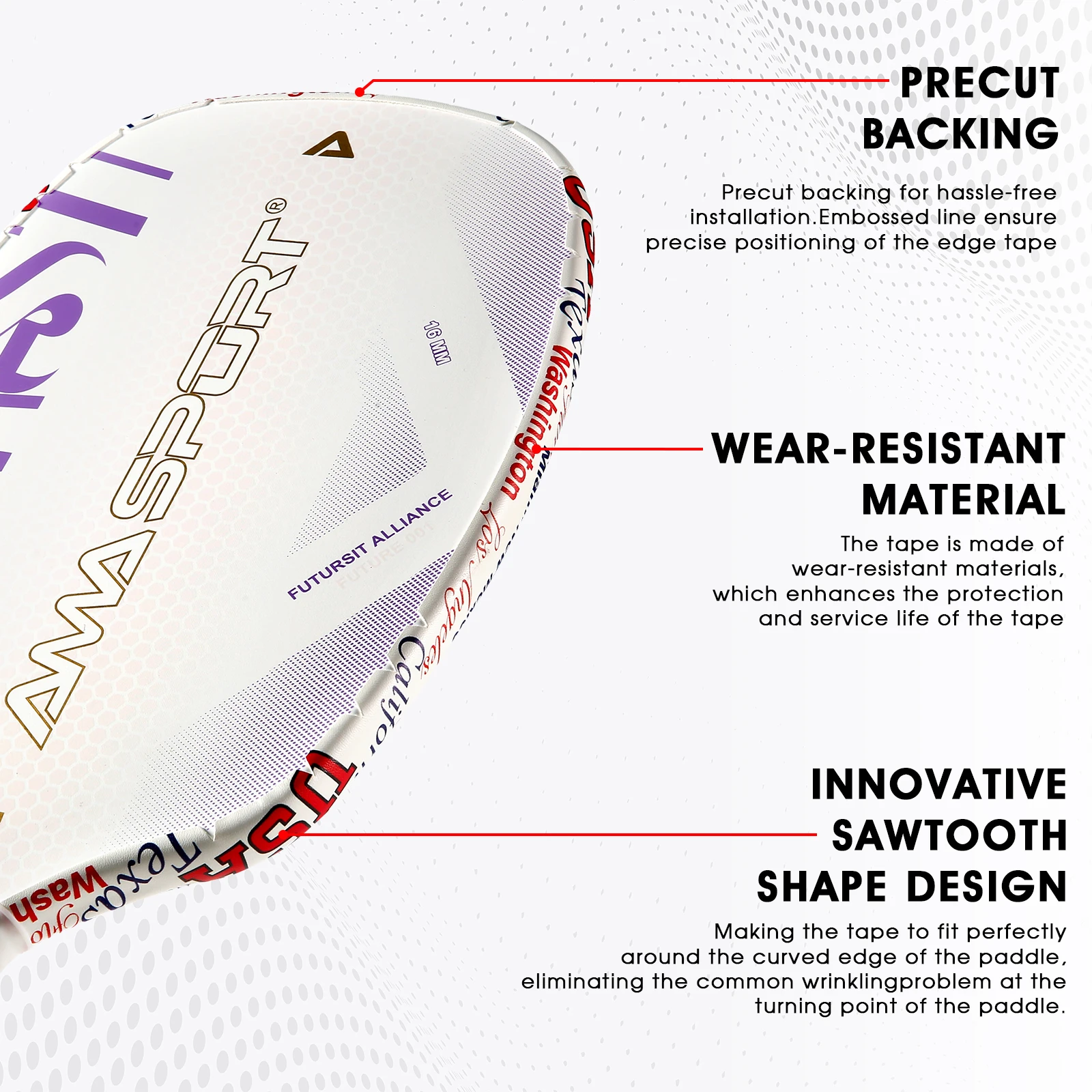 AMA-SPORT-Pickleball-Paddle-Protective-Tape-Paddle-Head-Edge-Guard-13 ...