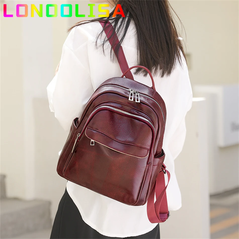 Luxury Designer Premium Leather Women's Backpack Fashion
