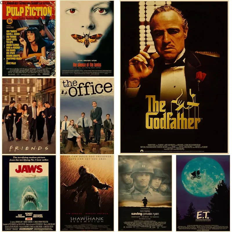 Hot Classic Movie Posters The Office Friends TV Kraft Paper Prints ...