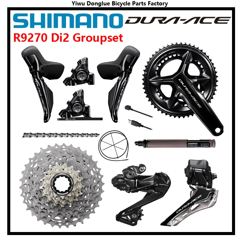 Shimano-Di2-Dura-Ace-R9270-Groupset-2x12s-R9200-Crankset-Cassette-R9270 ...